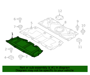 51757340857 - 2019-2022 BMW Under Cover (51-75-7-340-857) | BMW of ...