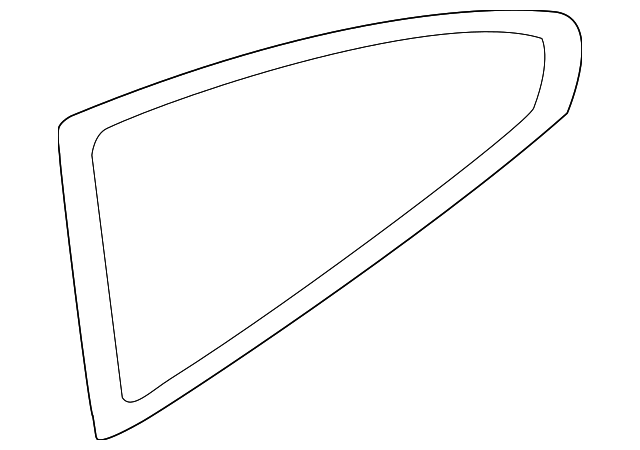 Genuine BMW 51-37-7-433-346 | Quarter Glass | FREE Shipping on Most ...