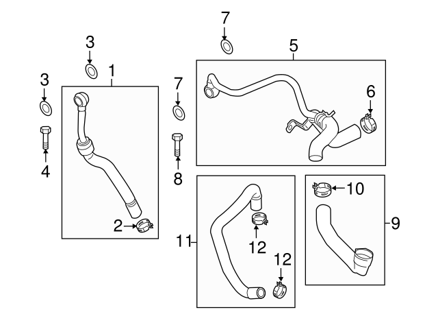 11-53-7-600-674 - Engine Coolant Hose - 2009-2016 Mini | BMWPartsHub