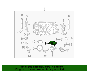 Genuine OEM Control Module Part# YWC500430 Fits 2006-2009 Land Rover ...