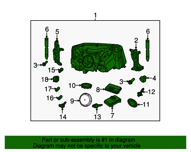 2006-2009 Land Rover Range Rover Sport Composite Assembly LR012439 ...