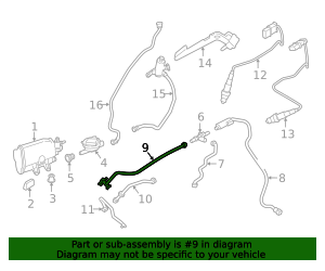 13907643105 - 2016-2022 BMW Vapor Canister Purge Solenoid (13-90-7-643 ...