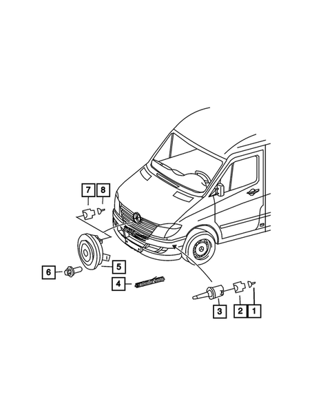 Sensors for 2008 Dodge Sprinter 2500 | Mopar Parts Unlimited