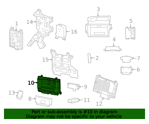 213-900-39-22 - Radio Antenna Module 2019-2020 Mercedes-Benz CLS 450 ...