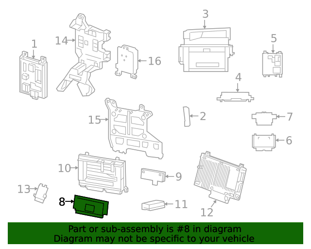 2019-2022 Mercedes-Benz Active Suspension Control Module 213-900-14-26 ...