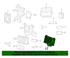 213-900-28-17 - Cruise Control Module 2019-2020 Mercedes-Benz ...