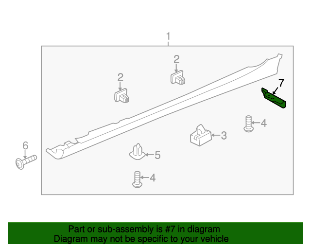 2011-2015 Kia Optima Mud Guard 87766-2T000 | OEM Parts Online
