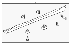 2011-2013 Kia Optima Rocker Molding 87752-2T000 Kia Parts Store Kia ...