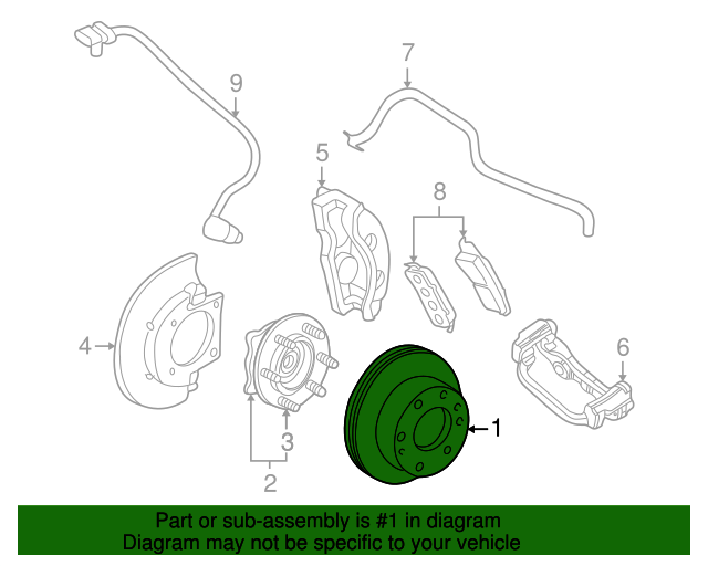 1999-2020 GM Front Disc Brake Rotor 15942195 GM | GMPartsDirect.com