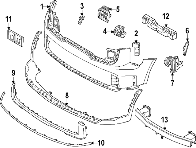86512-R5PA0 - Lower Cover 2024 Kia Sorento | Kia.Parts Store