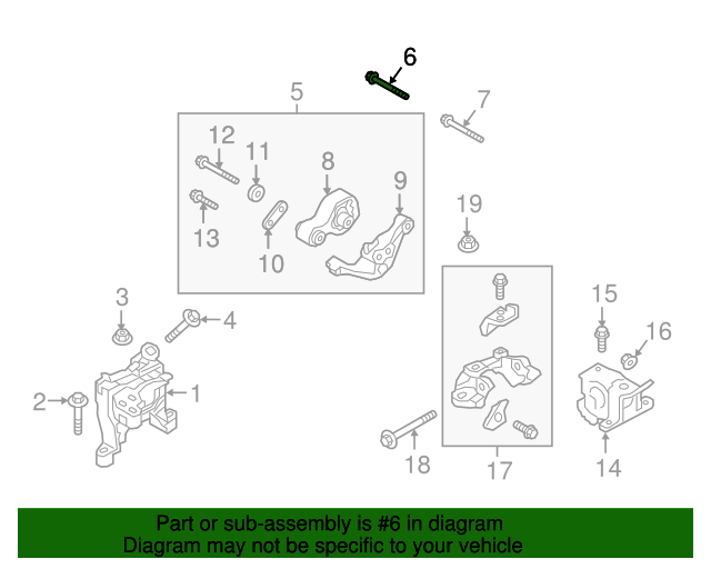 2013-2021 Mazda Torque Arm Bolt 9YA0-2A-414 | MazdaParts.Online