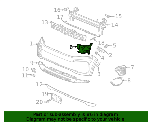 2020-2023 Volkswagen Atlas Cross Sport Side Support 3CN-807-883 ...