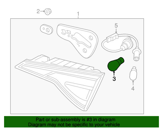 1986-2024 Hyundai Bulb 18644-28088-L | HyundaiParts.Online