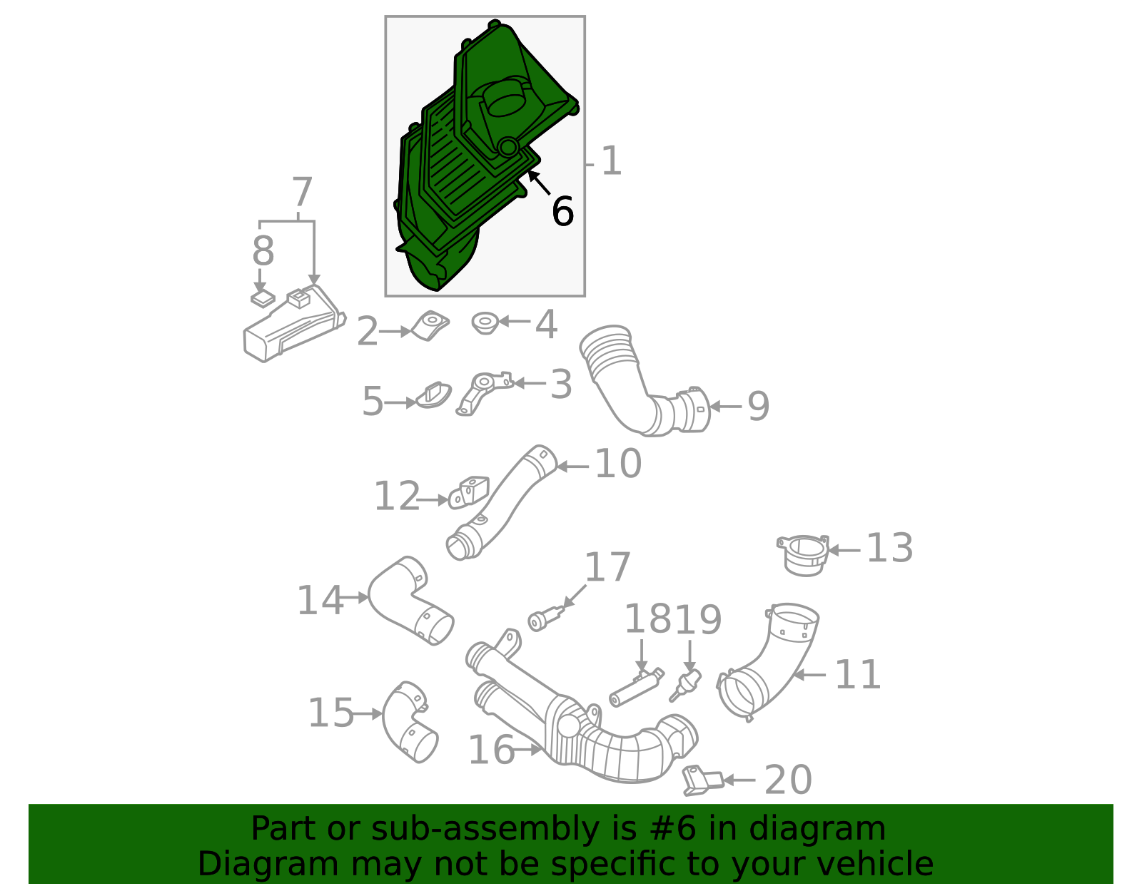 2021-2025 BMW Air Filter 13718095805 | OEM Parts Online