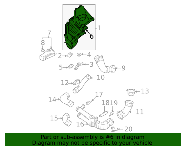 13-71-8-095-805 - Air Filter 2021-2023 BMW | AutoNationParts.com