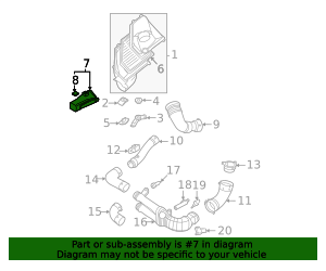 13718095803 - 2021-2024 BMW Inlet Duct (13-71-8-095-803) | BMW of South ...