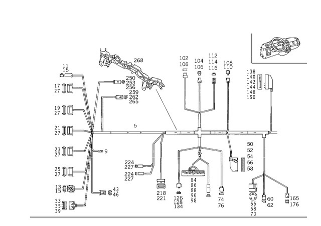 163-545-15-26 - Receptacle Housing 1998-2005 Mercedes-Benz | Mercedes ...
