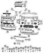 Front Bumper and Fascia for 2022 Jeep Grand Cherokee | Mopar eStore