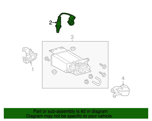 2012-2018 Toyota Oxygen Sensor 89467-06120 | Toyota Parts Express