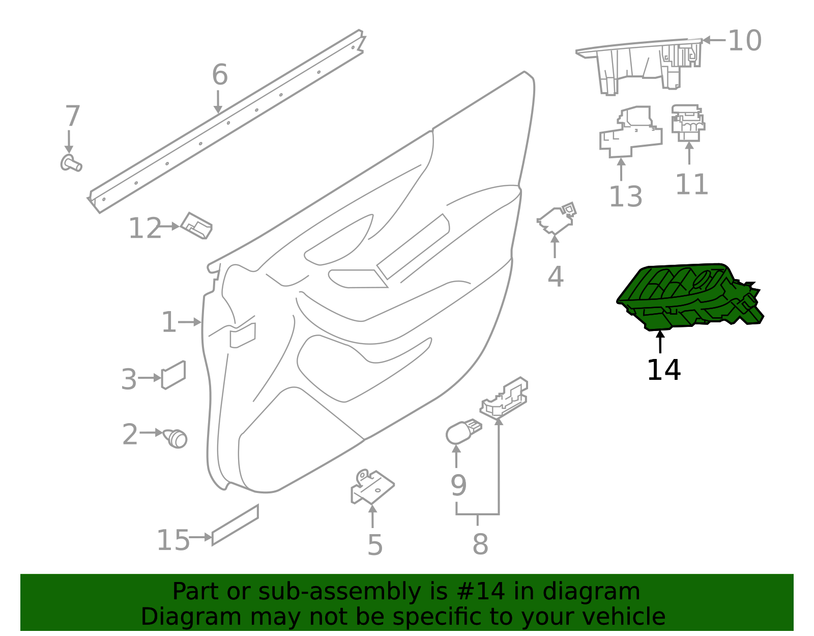 2019-2024 Subaru Forester Window Switch 83071SJ790 | Subaru OEM Parts ...