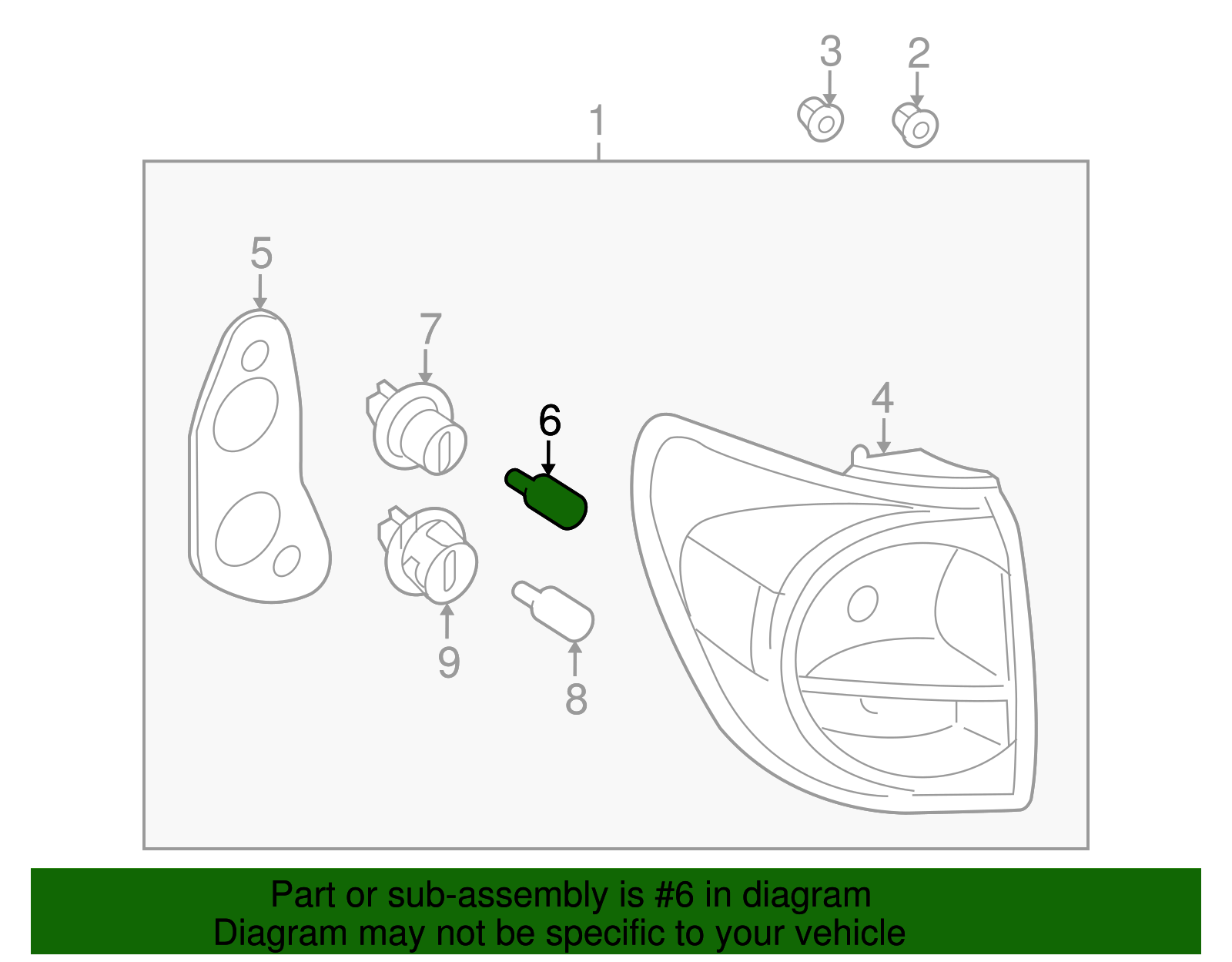 Genuine Toyota Bulb part# 90981-13044 for 1996-2023 Toyota | Ourisman ...