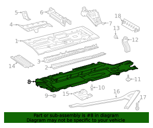 2021-2023 Mercedes-Benz GLA 45 AMG® Floor Pan Splash Shield 247-680-04 ...