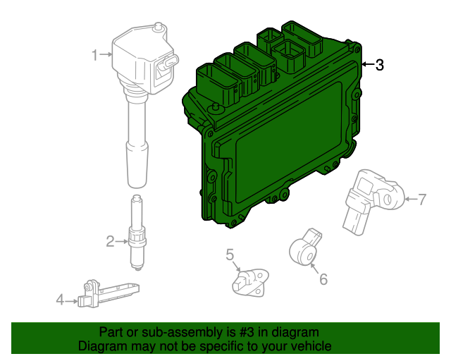 Genuine BMW 12-14-5-B4D-4C1 | Ecm | FREE Shipping on Most Orders $499 ...