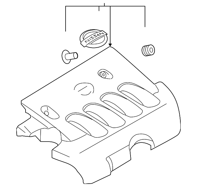 2010-2021 Nissan Engine Cover 14041-ZT60A | Temecula Nissan Parts