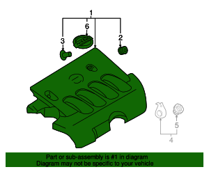 14041-ZT60A - Engine Cover 2010-2021 Nissan | Nissan Parts ...