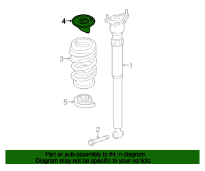 2014-2020 Mercedes-Benz Upper Spring Insulator 246-325-08-84 | MB OEM Parts