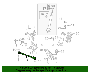 48710-53010 - Lateral Arm 2001-2005 Lexus IS300 | AutoNationParts.com