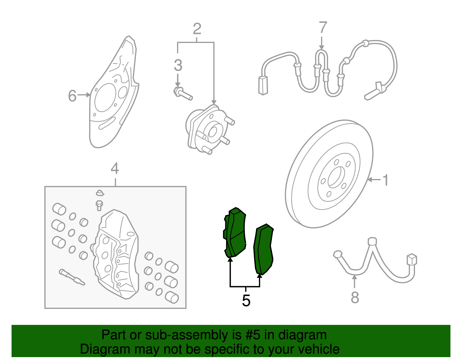 D1M60-6HS0A - Brake Pads 2019-2024 Nissan GT-R | Nissan Parts ...