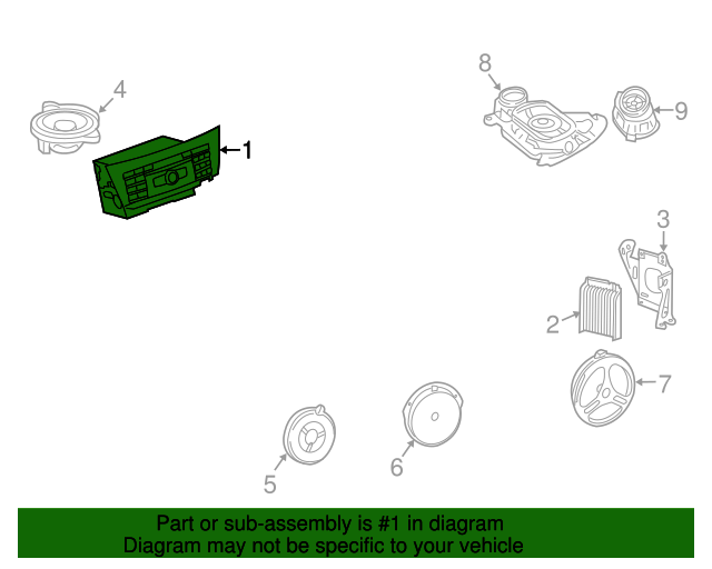 2012-2013 Mercedes-Benz Control Assembly 204-900-85-11-80 | MB OEM Parts
