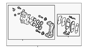 58110-R0000 - Caliper Assembly 2022-2024 Kia Carnival | Kia.Parts Store