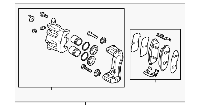 58130-R0000 - Caliper Assembly 2022-2023 Kia Carnival | Kia.Parts Store