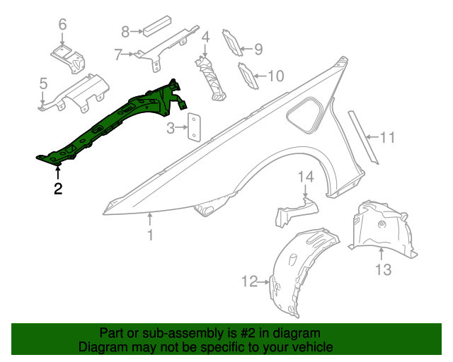 Genuine BMW 51-64-7-353-473 | Front Bracket | FREE Shipping on Most ...