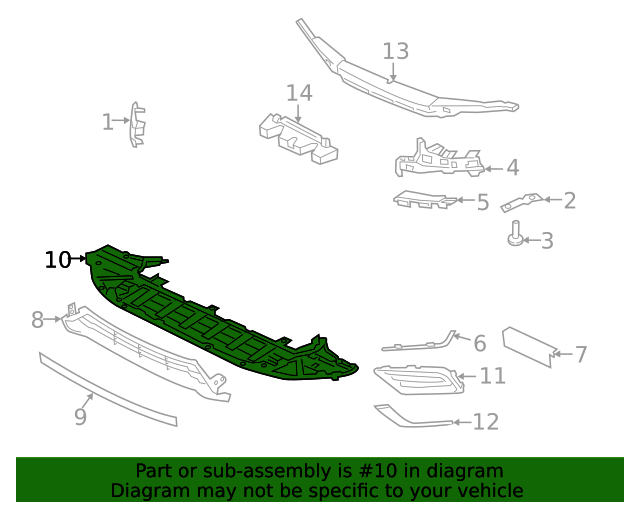 2019-2022 Volvo Air Deflector 32227198 | TascaParts.com