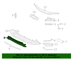 2019-2022 Volvo Lower Grille 31688372 | TascaParts.com