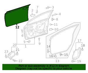 2019-2023 Toyota Corolla Outer Panel 67112-02280 | Toyota Express Parts