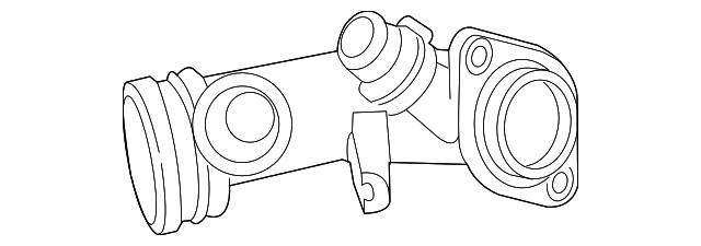 651-200-16-51 - Inlet Pipe 2013-2016 Mercedes-Benz | Mercedes-Benz USA ...