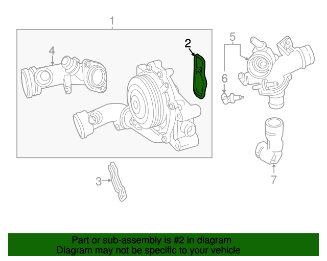 651-203-04-80 - Gasket 2013-2022 Mercedes-Benz | Mercedes-Benz USA Parts