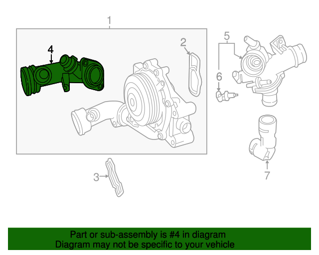 651-200-16-51 - Inlet Pipe 2013-2016 Mercedes-Benz | Mercedes-Benz USA ...