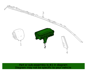 2021-2024 GM Instrument Panel Airbag 84965379 GM | GMPartsDirect.com