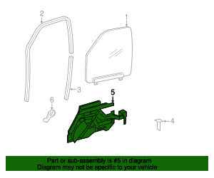 2003-2024 GM Front Passenger Side Door Locking System Module 86785947 ...