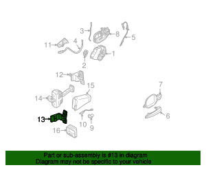 Genuine BMW 41-52-7-200-246 | Lower Hinge | FREE Shipping on Most ...