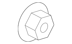 2019-2025 GM Front Wheel Half-Shaft Nut 11549288 GM | GMPartsDirect.com