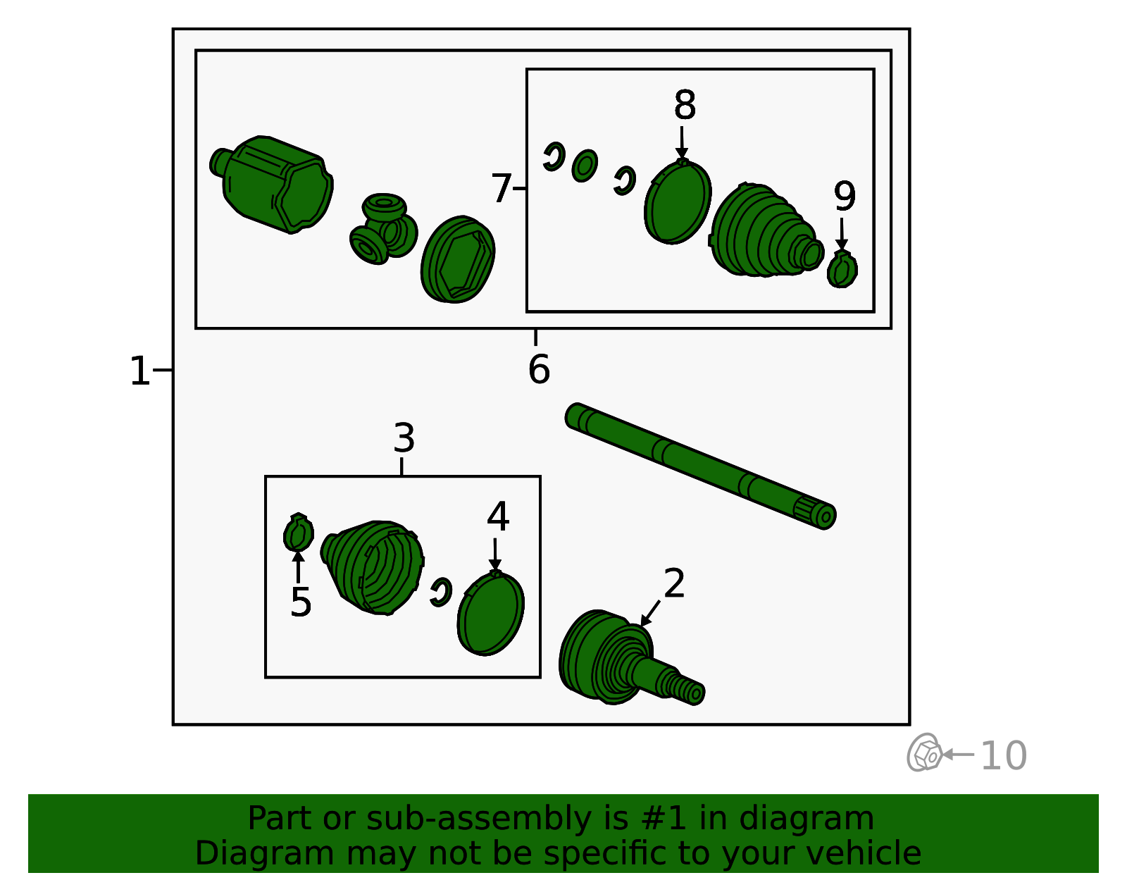 2019-2024 GM Front Axle Half-Shaft 84754391 | QuirkParts