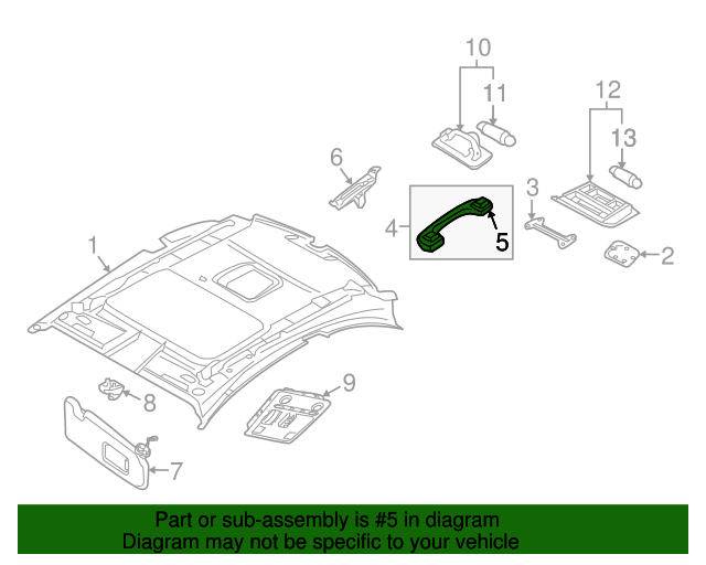 Genuine BMW 51-16-7-897-902 | Grip Handle Cover | FREE Shipping on Most ...