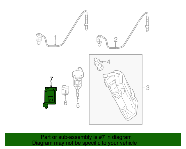 207-476-02-36 - Purge Valve Lower Bracket 2014-2017 Mercedes-Benz E 550 ...