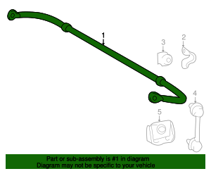 2010-2012 Lexus Stabilizer Bar 48812-48240 | OEM Parts Online